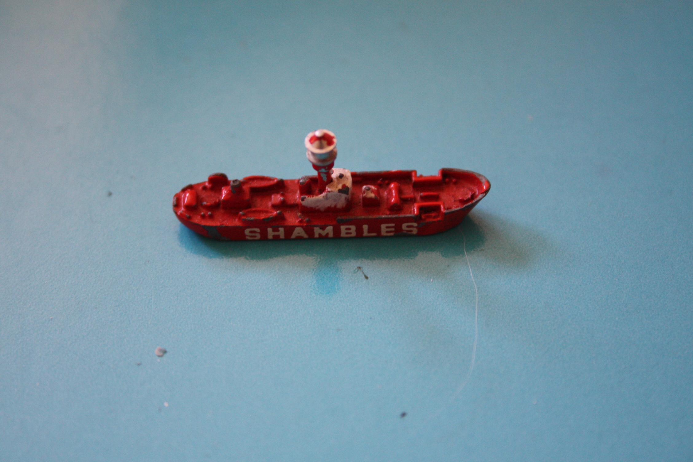 Shambles lightship Triang Minic Ships 1st series playworn - CN Collectables