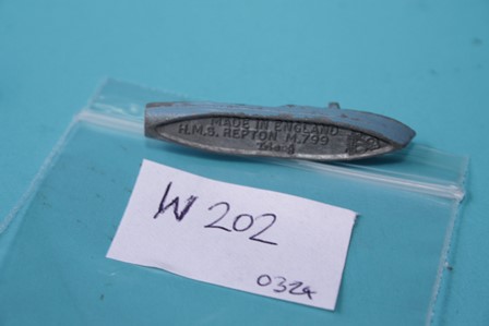 HMS Repton Ton Class Minesweeper,blue, playworn M 799 Triang Minic ...