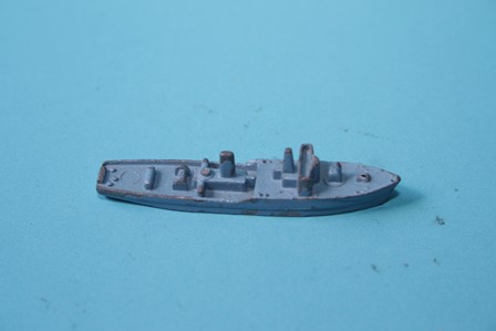 HMS Repton Ton Class Minesweeper,blue, playworn M 799 Triang Minic ...
