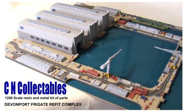Devonport Dockyard Basin 2 Frigate Complex. Detailed Kit. - CN Collectables