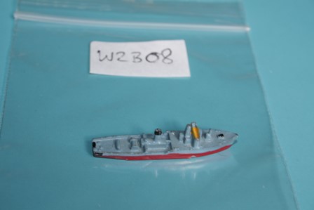 HMS Repton Ton Class Minesweeper,blue, hull painted red, M 799 Triang ...