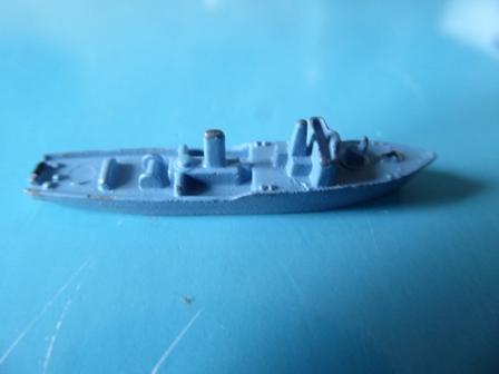 HMS Dufton Ton Class Minesweeper, Triang Minic Ships 1st series blue ...
