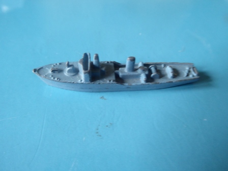 HMS Sefton Ton Class Minesweeper, blue playworn M 804 Triang Minic ...