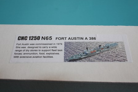 RFA Fort Austin detailed support ship A386 in 1250 scale with new ...