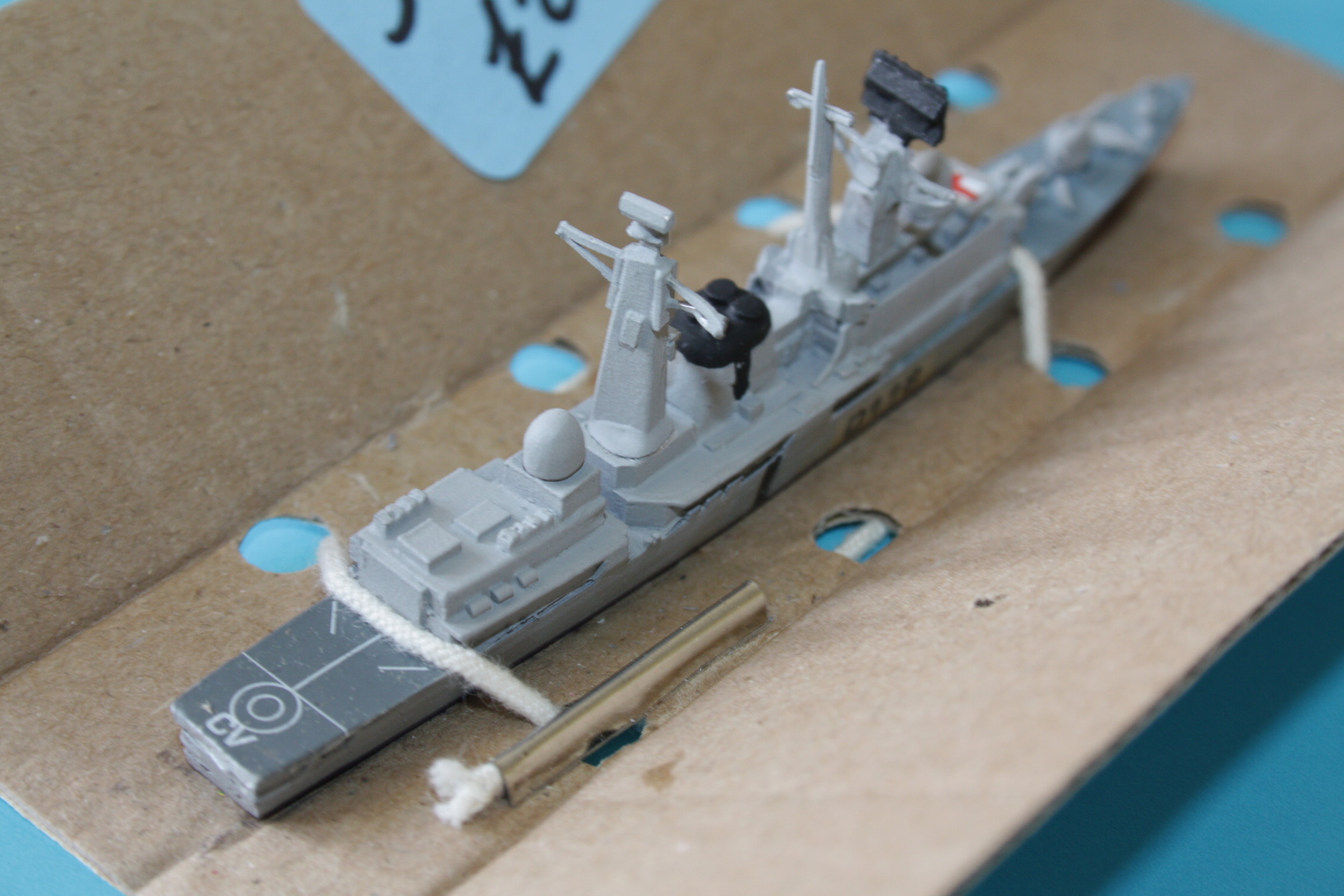 Slight second of HMS Coventry D118, Type 42 Batch One Guided Missile ...